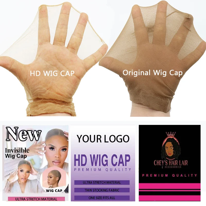 Custom Stocking Cap Super Thin Wig Cap Nude Color Sheer Wig Making Thin ...