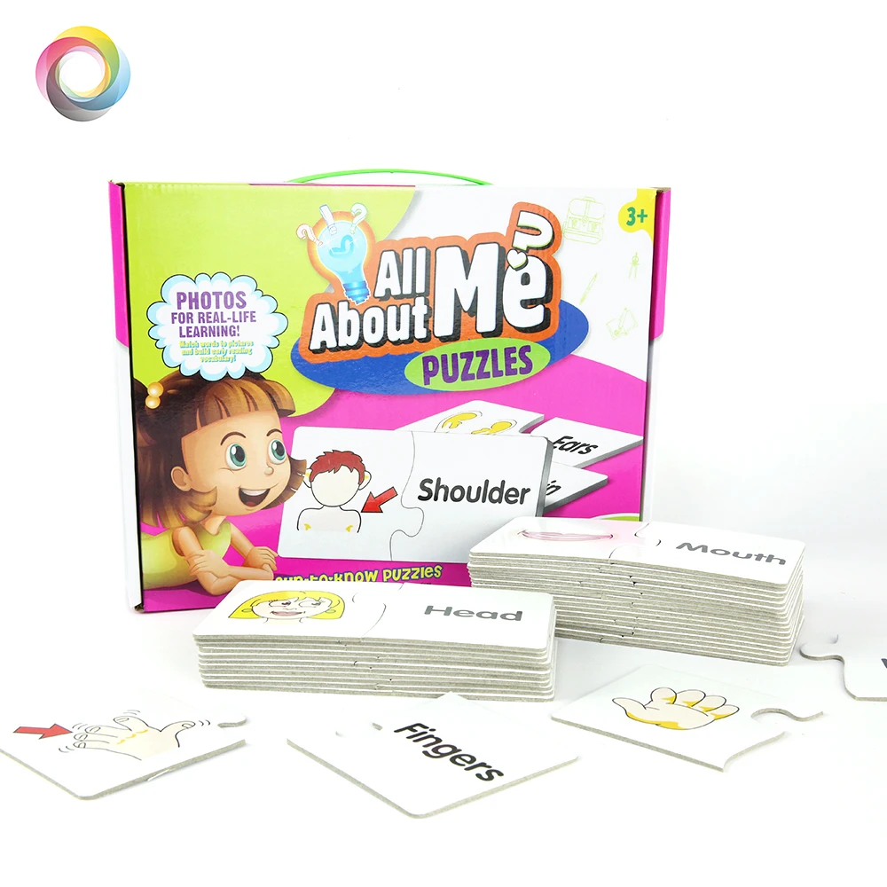 Cartoon Learning Human Body Matching Puzzle Jigsaw Game Other ...