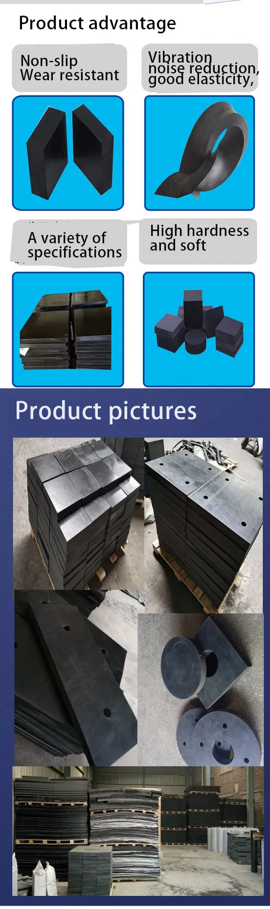 Laminated Elastomeric Neoprene Rubber Bearing Pad for Bridge ...