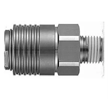 Smc Kka Connector Stainless Steel Socket With Check Valve External ...