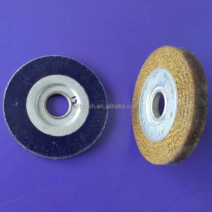 Longer Life Polyflex Encapsulated Wire Brush 125MM by 6mm Thickness for ...