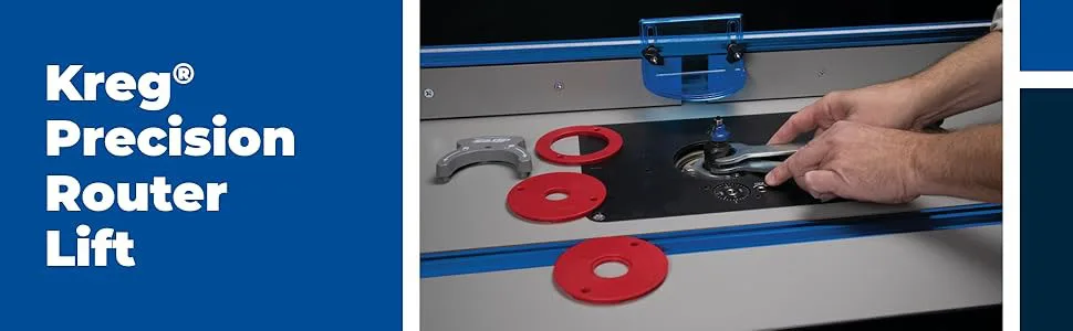 PRS5000 Precision Router Lift - Router Table Lift System - Durable ...