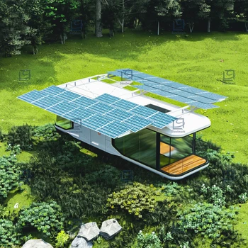 Luxury Prefab Modular Capsule Prefabricated House Smart Container Space ...