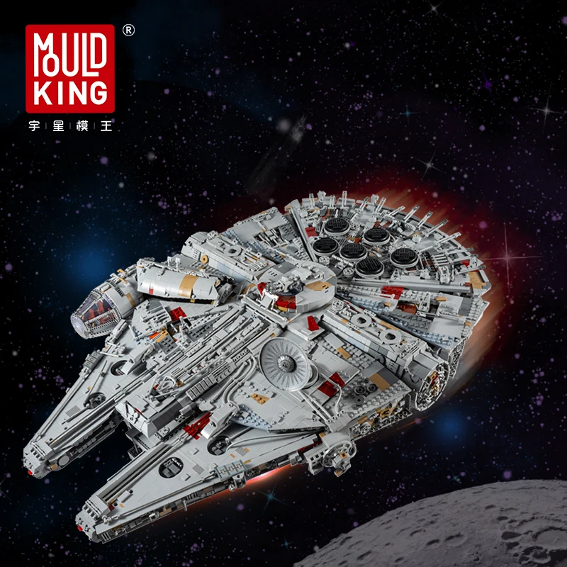 Mould King 21026 Millennium Fal Building Blocks Sets Toys Star Brick ...