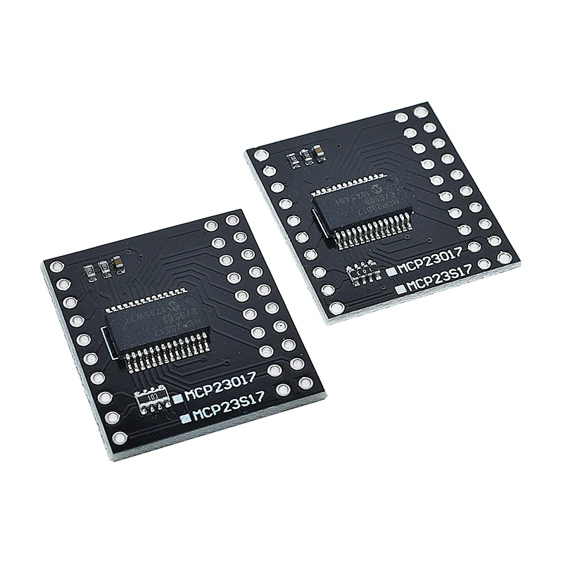 Aeak Mcp23017 Iic I2c Spi Mcp23s17 Bidirectional 16-bit I/o Expander Pins 10mhz Serial Interface ...