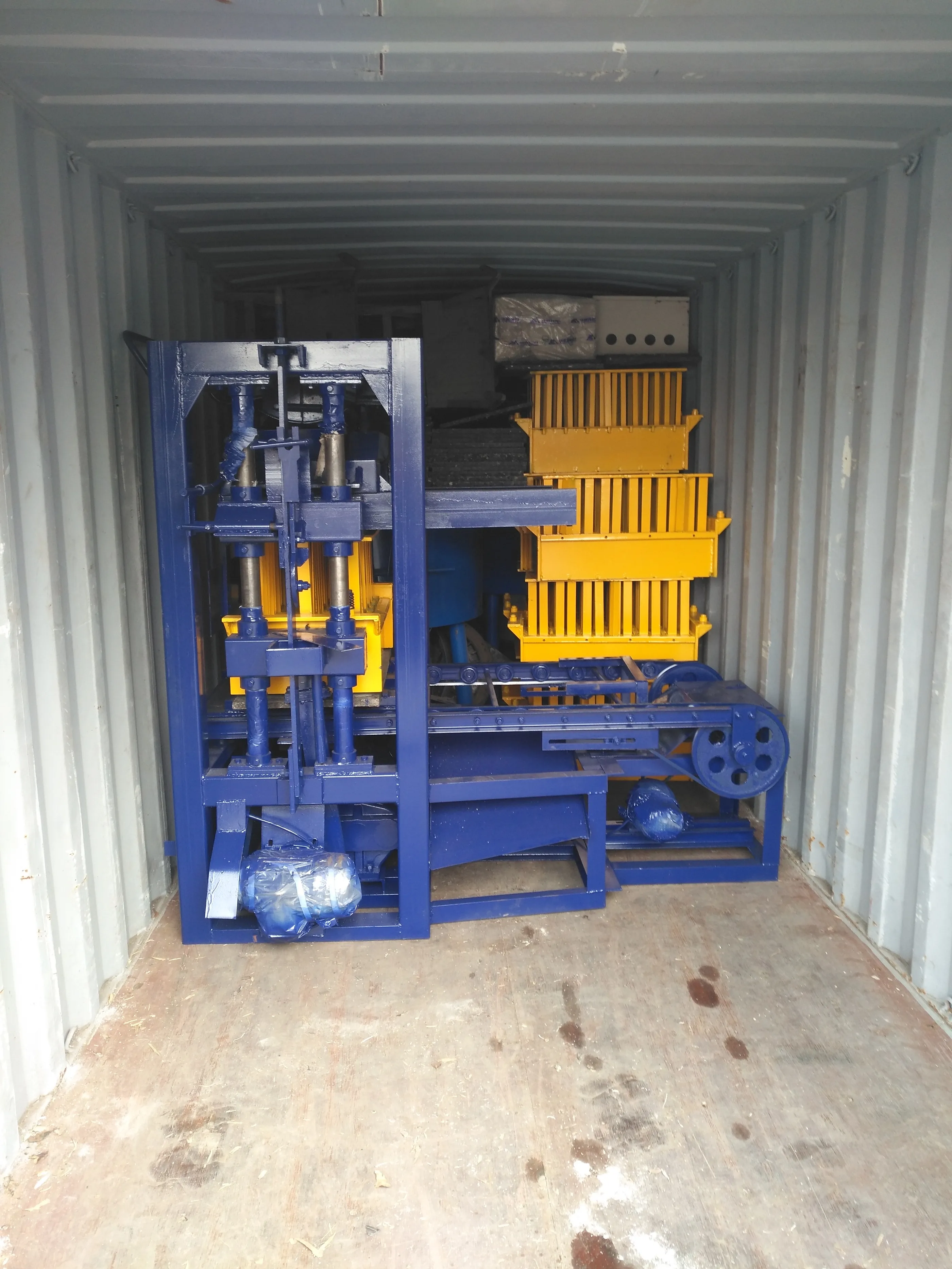 Qtj4-30 Simple Portable Brick Making Machine Block Maker From Huatong ...