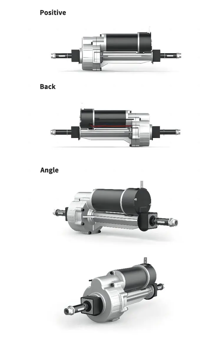 24v 180w Dc Motor Small Transaxle Drive Axle Differential Rear Axle ...