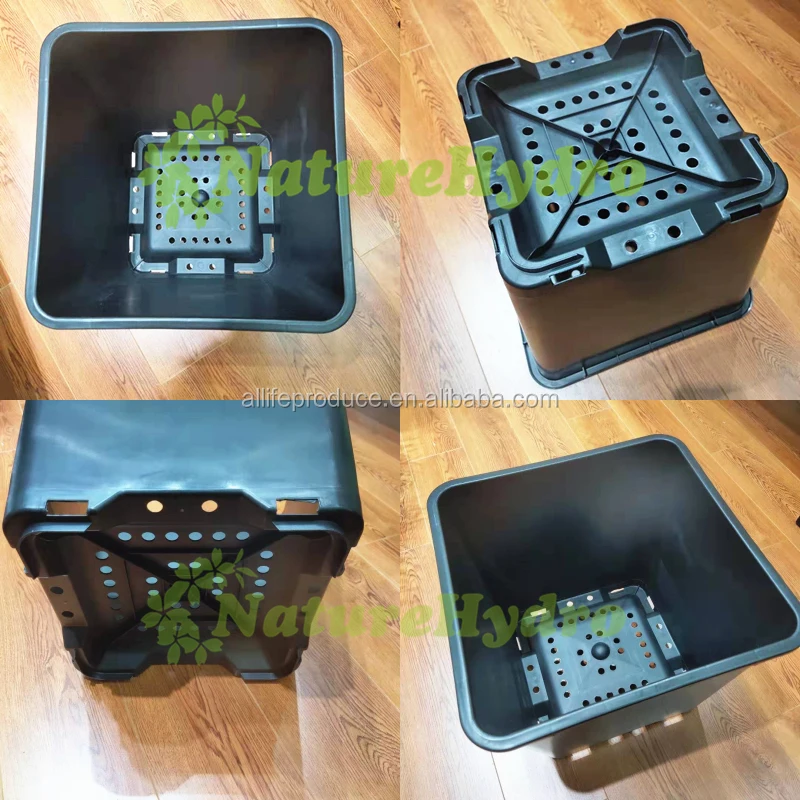 Hydroponic 25 Liter Square Pot Blueberry Pot - Efficient & Durable