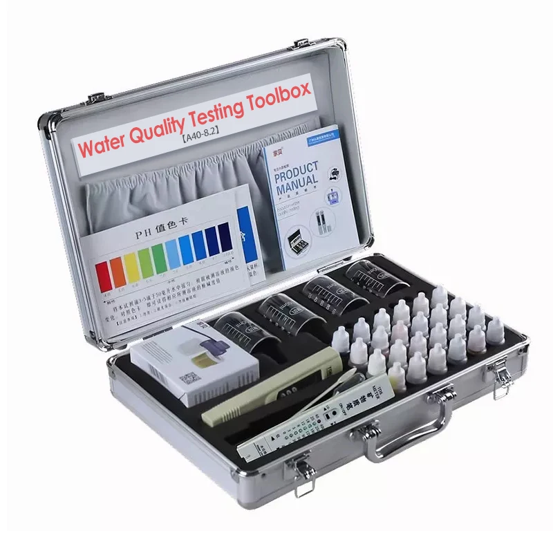 Top sale drinking water quality testing kit with reagent and meter ...