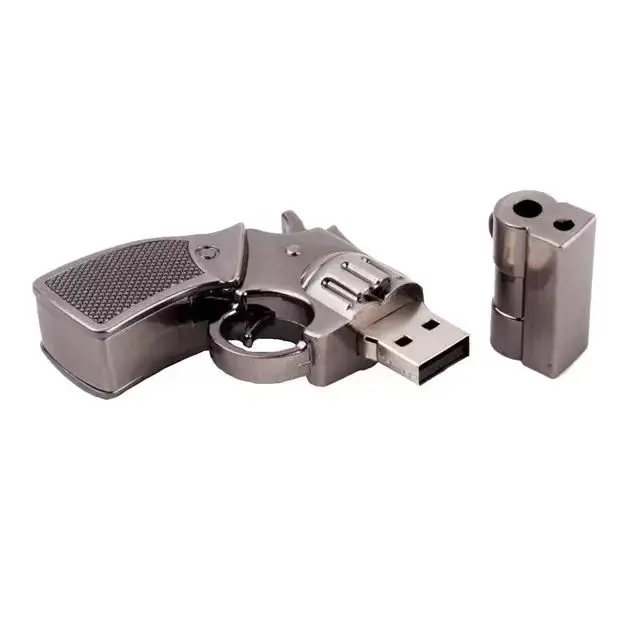 Real And Fully Capacity Gun Shaped Usb Flash Drive With Promotional ...