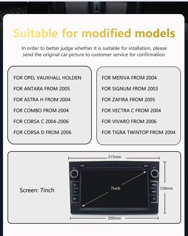 Yht Android 10 Car Dvd Player For Opel Vectra C Signum Antara Combo ...