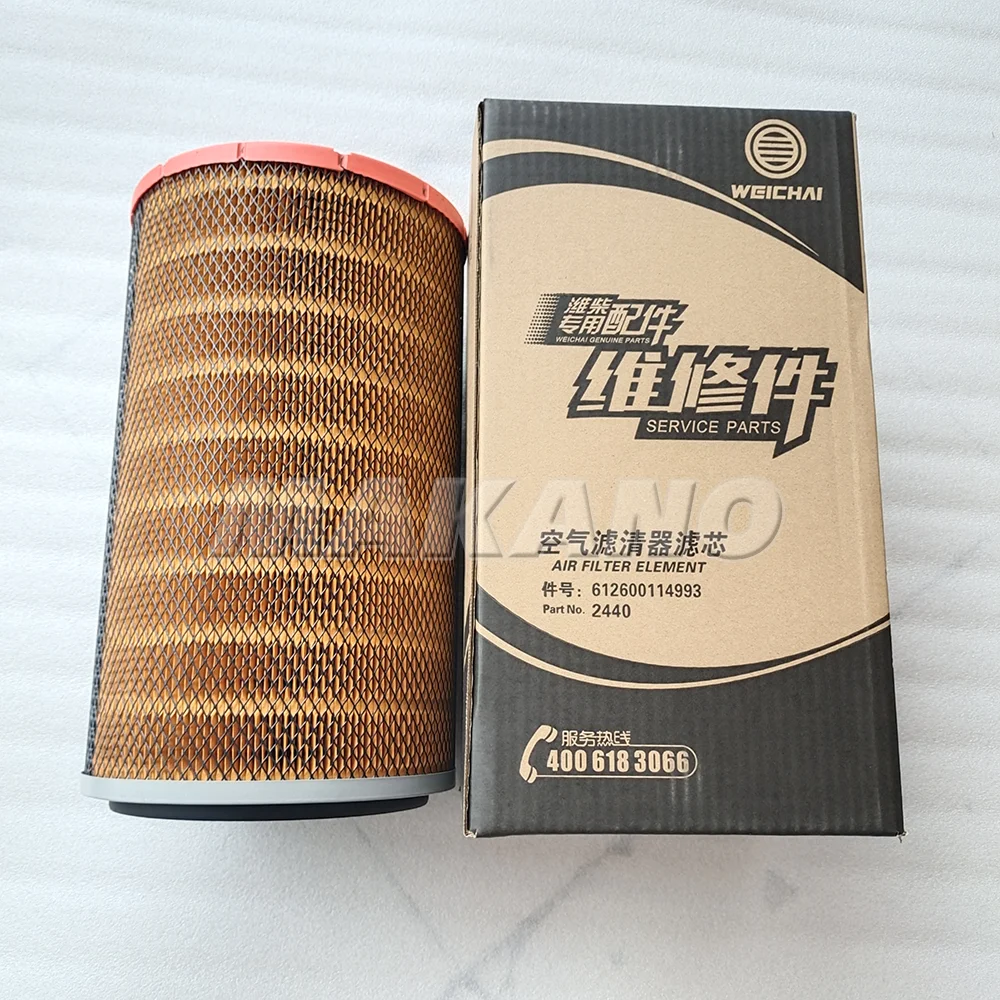 Air Filter Element K2440 612600114993 For Weichai Deutz Engine Air ...