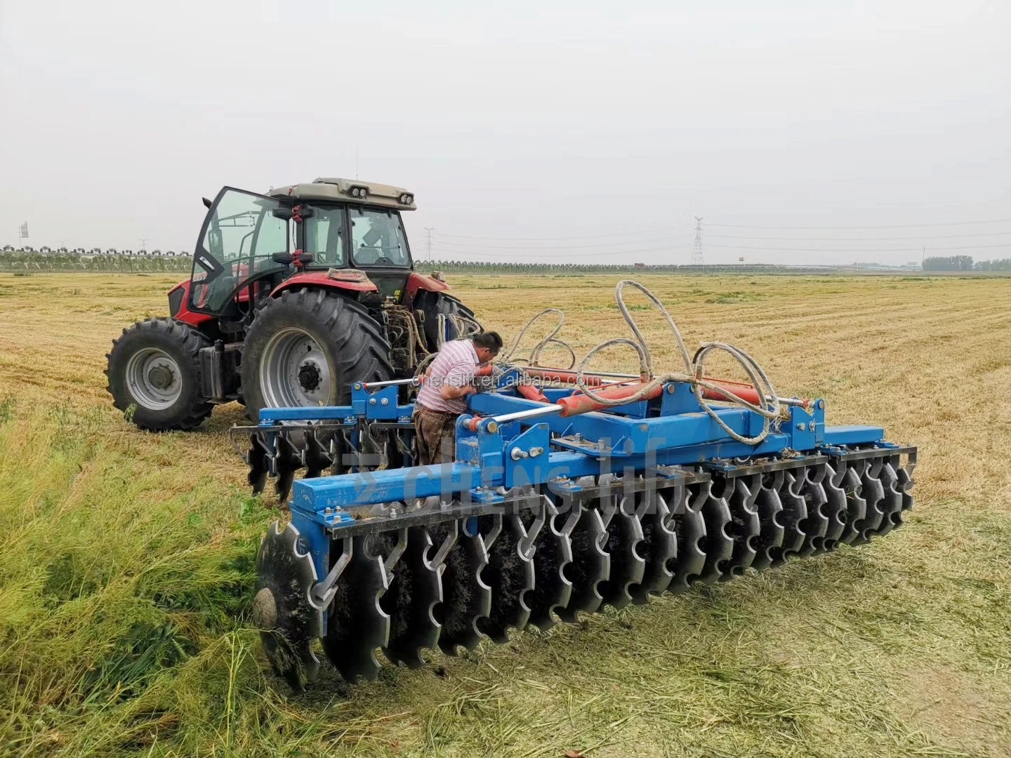 20 Discs Farrow Disc Plough 1 Bz Hydraulic Heavy Futy Disc Harrow ...