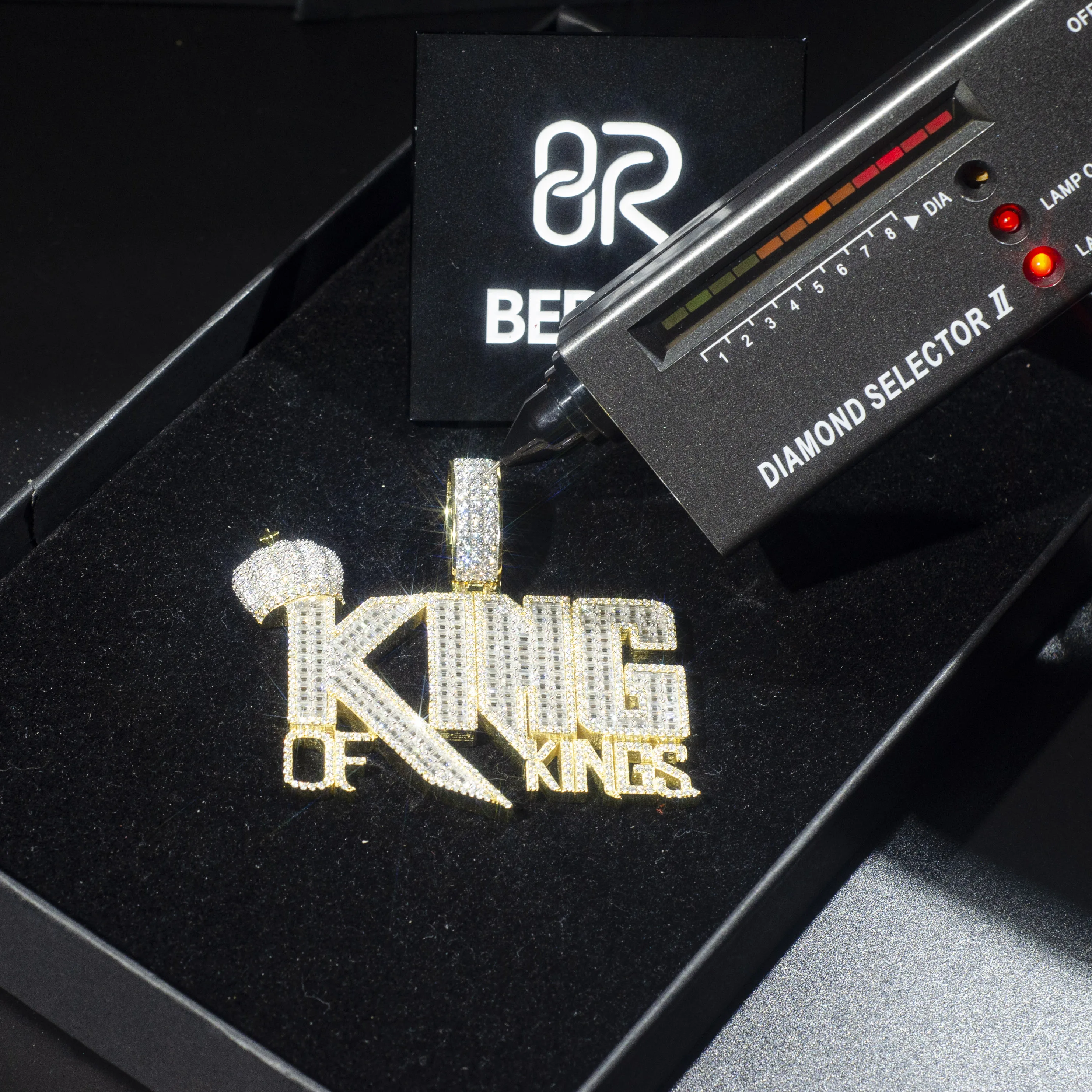 Custom Vvs Moissanite Logo Name Hip Hop Women Fine Jewelry Iced Out ...