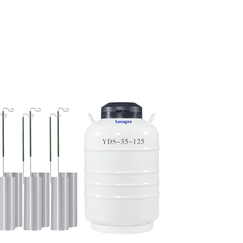 Liquid Nitrogen Dewar Cryogenic Container Laboratory Liquid Nitrogen ...