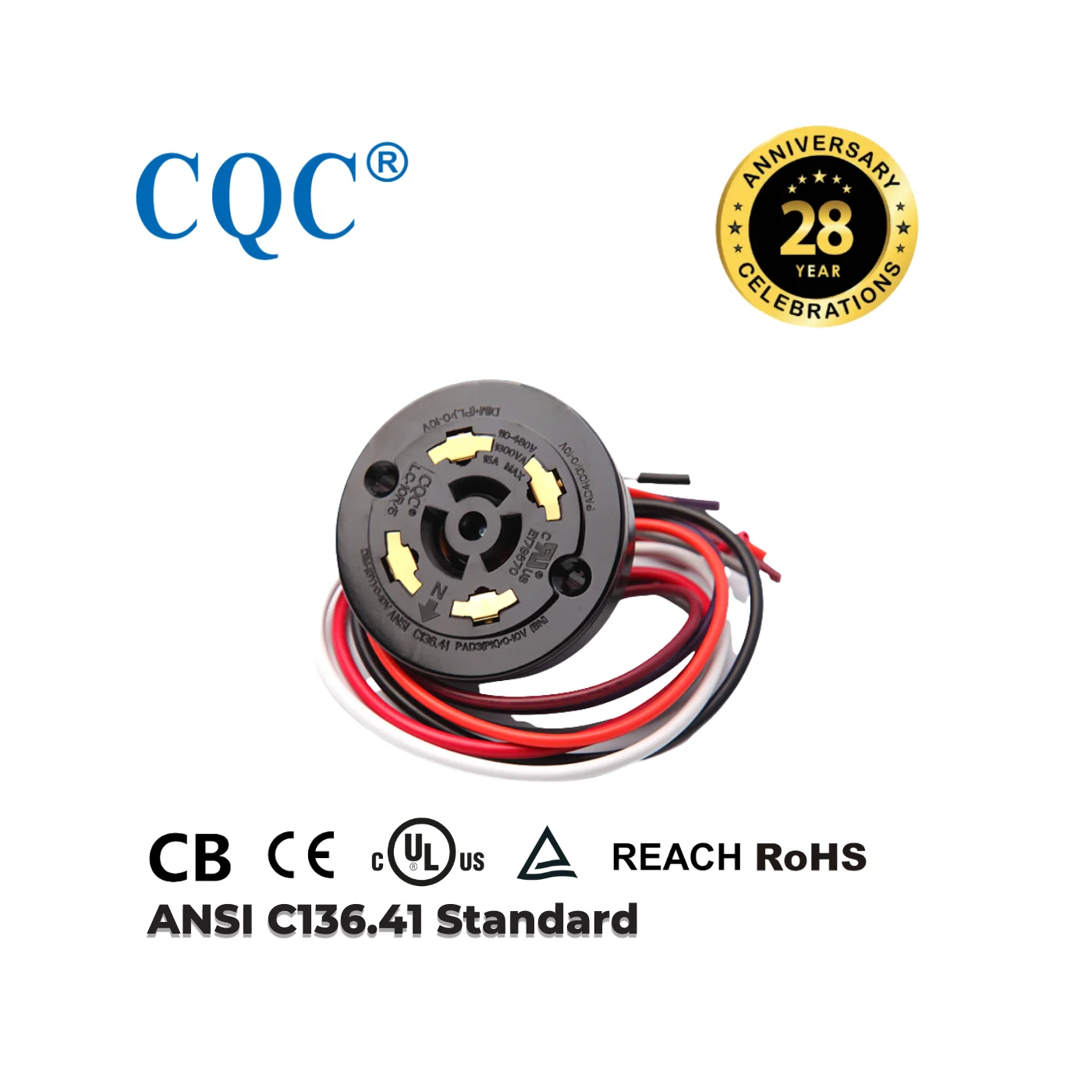 Nema Photocontrol Receptacle/Connector 5Pin 7Pin Photocell Socket LC ...