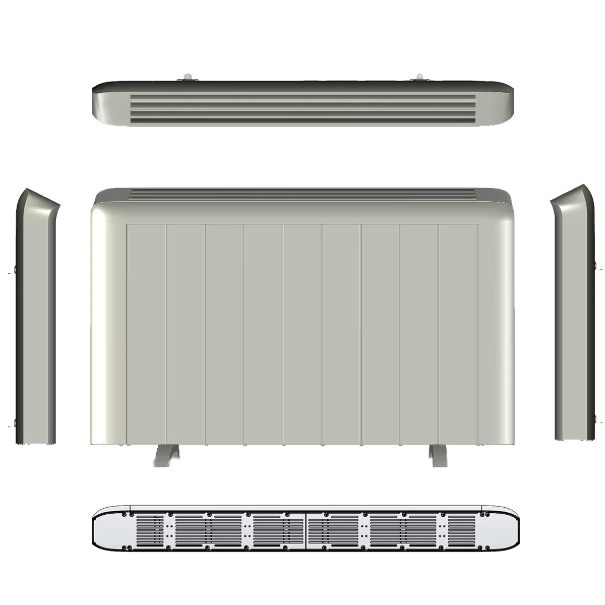 24 Digital Timer or with Weekly Timer Aluminum Fins Electric Radiator ...