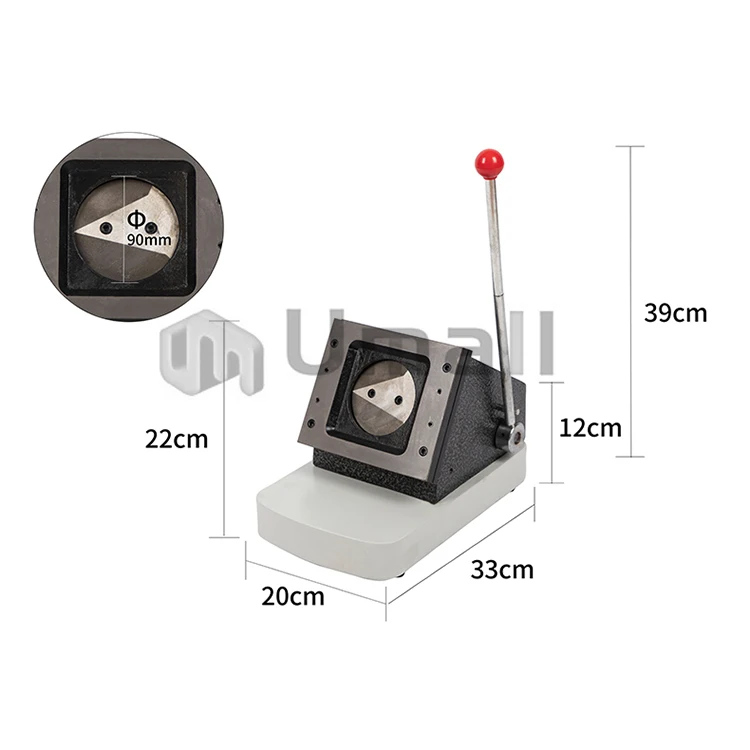 90mm Pvc Card Die Cutting Machine/pvc Card Cutter Machine Heavy Duty ...