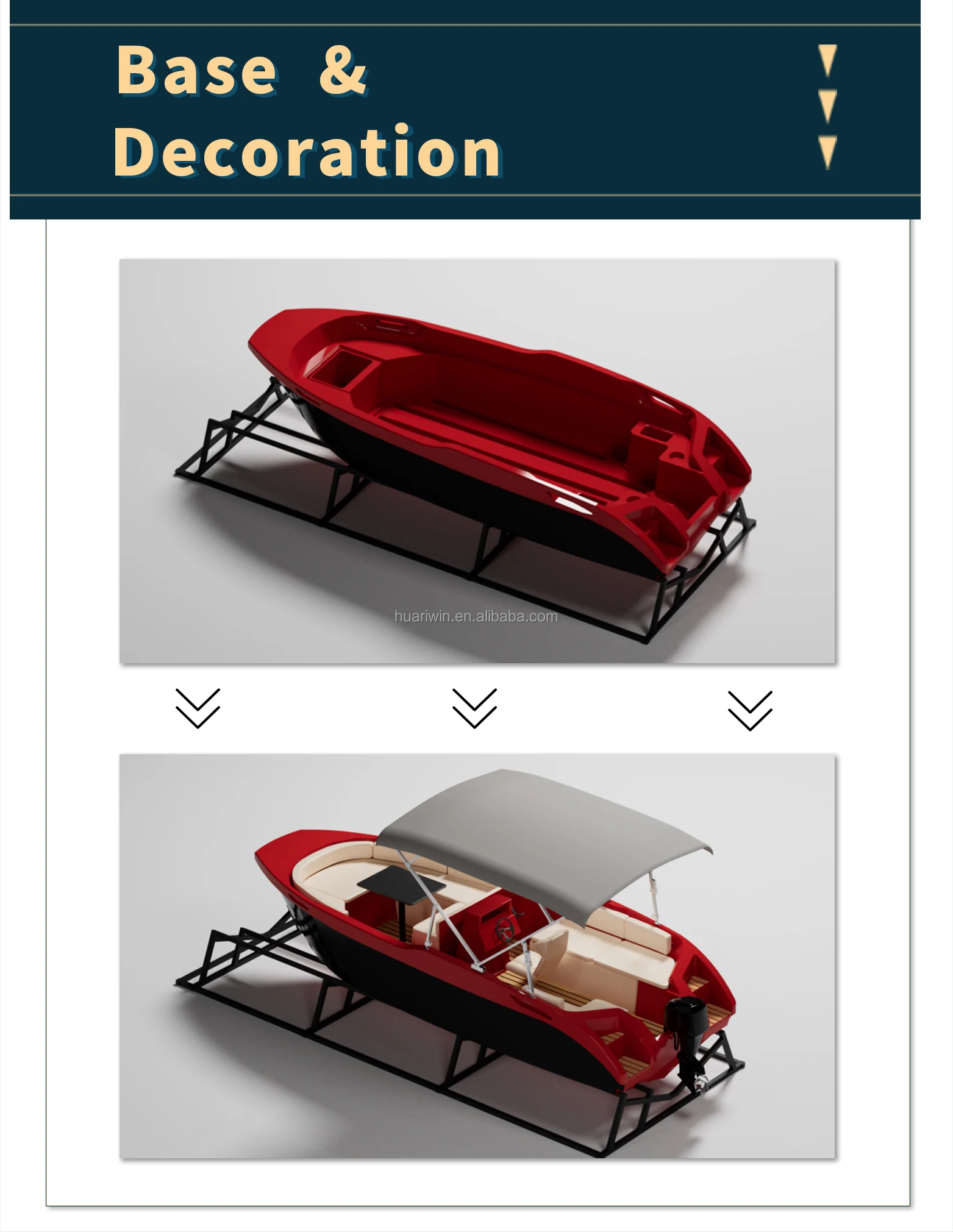 Rotational Molding Factory Custom Boat Logo - Quality Ships