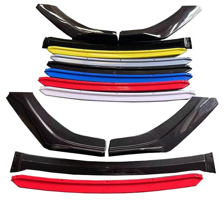 Universal Front Bumper Lip Sopiler Diffuser Body Fit For Universal Car ...