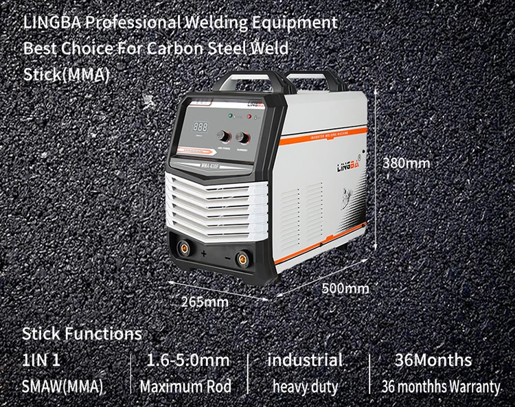 Lingba Factory Manual Metal Arc Welder Powerful Dc Industrial Welding ...