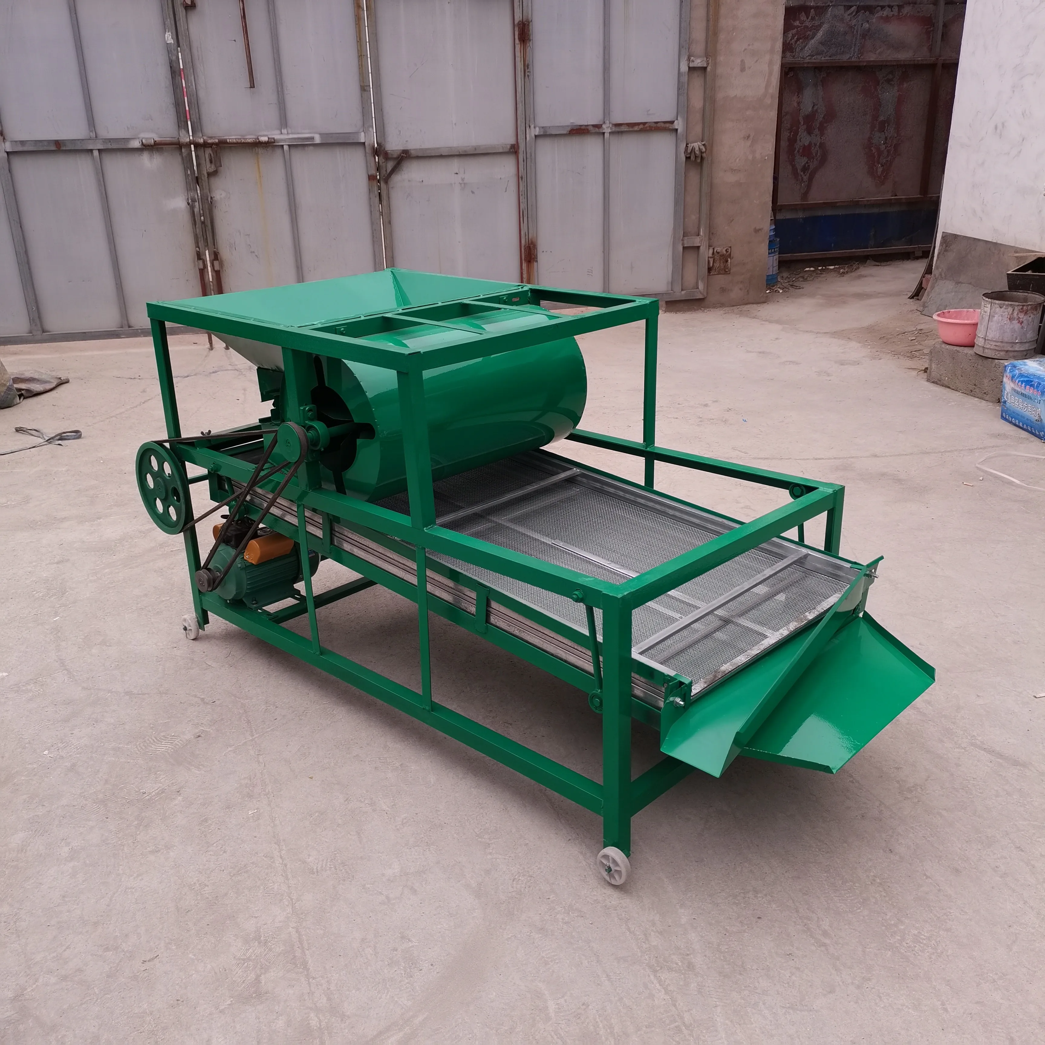 Rice And Wheat Millet Cleaning Machine Two-phase Electric Small ...