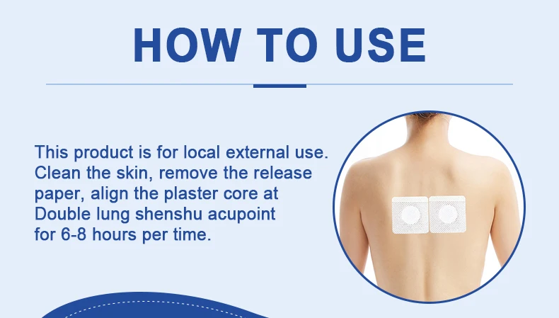 New Idea Herbal Transdermal Patches Plain Small Body Patches Cough ...