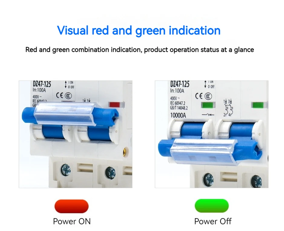 Mini Dz47 Electrical Miniature Circuit Breakers Ac/dc Mcb With 1p 220v 380v 6a 10a 16a 20a 25a ...