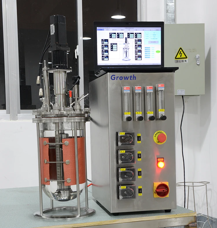 1L to 30000L Glass Fermentation Vessel - Bioreactor for Cell Culture