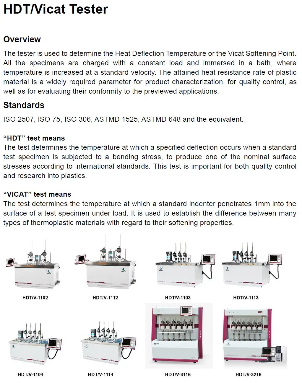 Plastics Hdt Heat Deflection Vicat Softening Point Tester Digital Iso ...