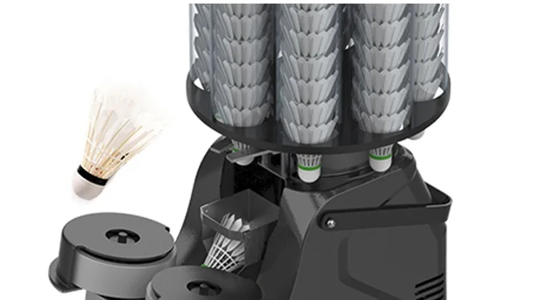 Automatic Badminton Ball Machine Launcher Equipment Feeder Robot For ...