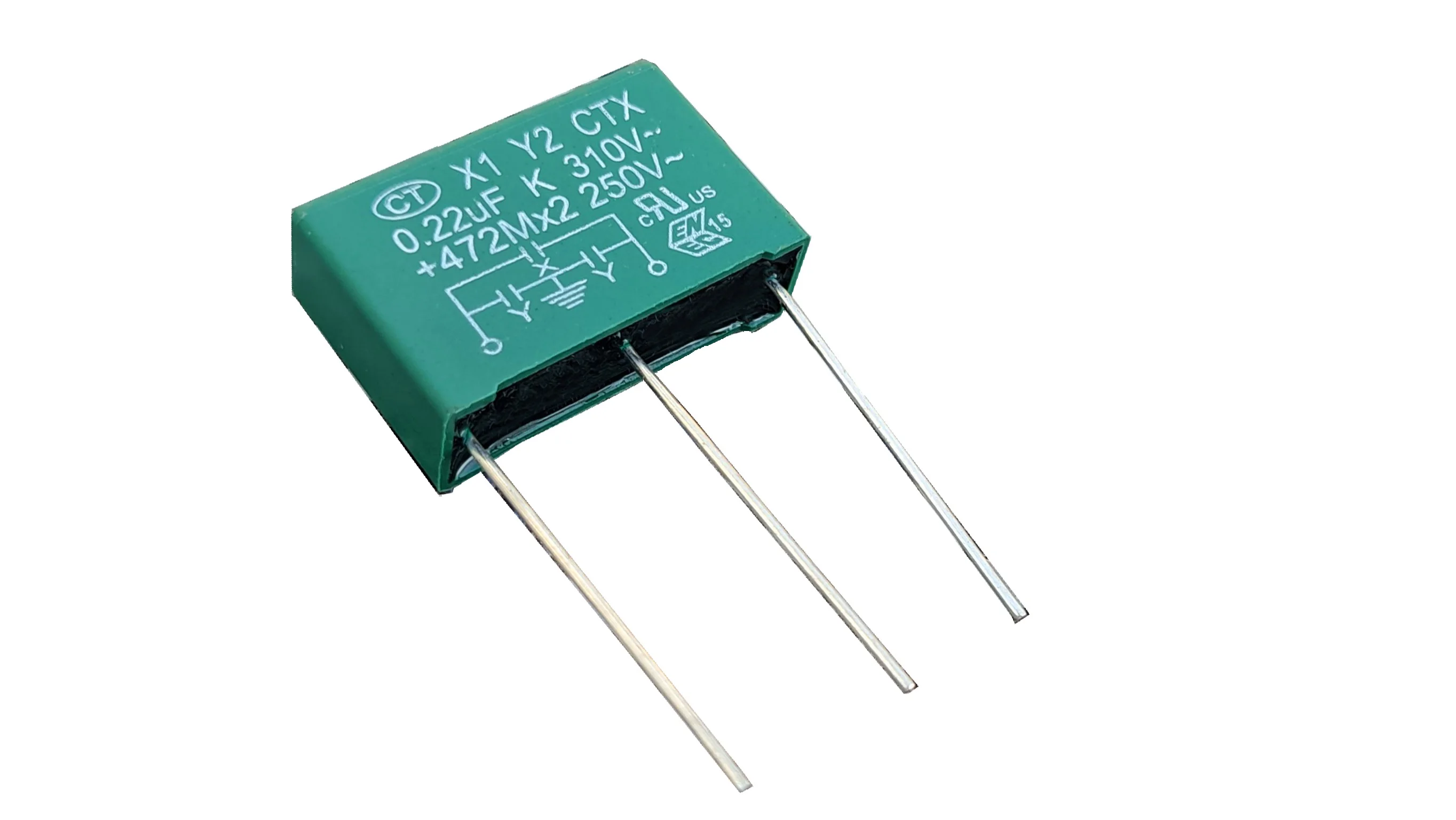 Made In Taiwan X1y2 Interference Suppression Film Capacitor X1 0.022uf ...