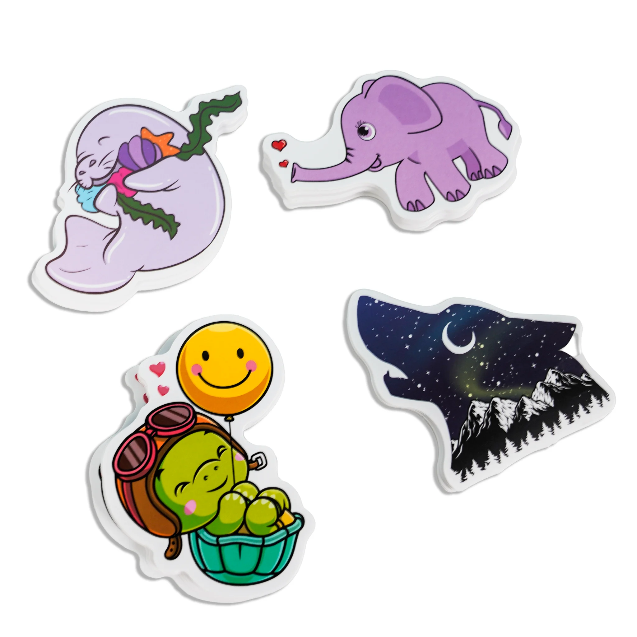 Custom Waterproof Vinyl Die Cut Stickers for Business