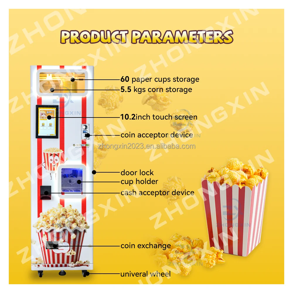 Wholesale Price Cinema Big Electric Automatic Popcorn Maker Popcorn ...