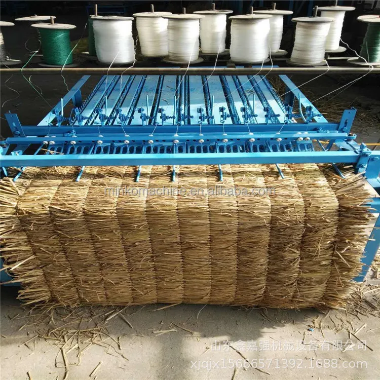 Wheat Rice Straw Reed Mat Fence Knitting Making Machine Hay Mat ...