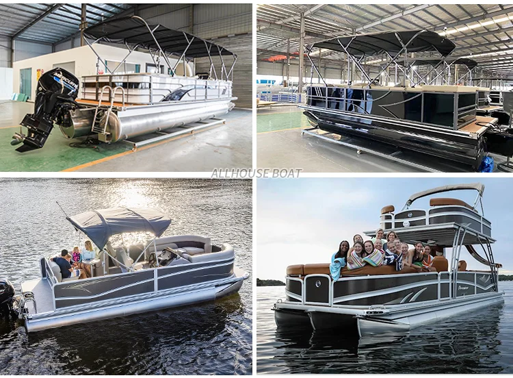 Luxury Aluminium Float Boat Pontoons - Custom Double Deck