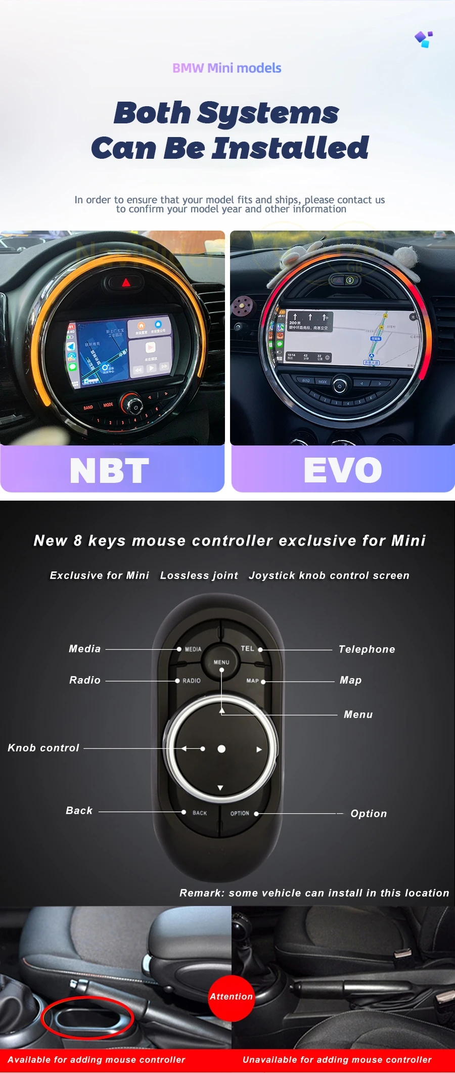 Android 13 for BMW Mini One 2017 - Video Player GPS