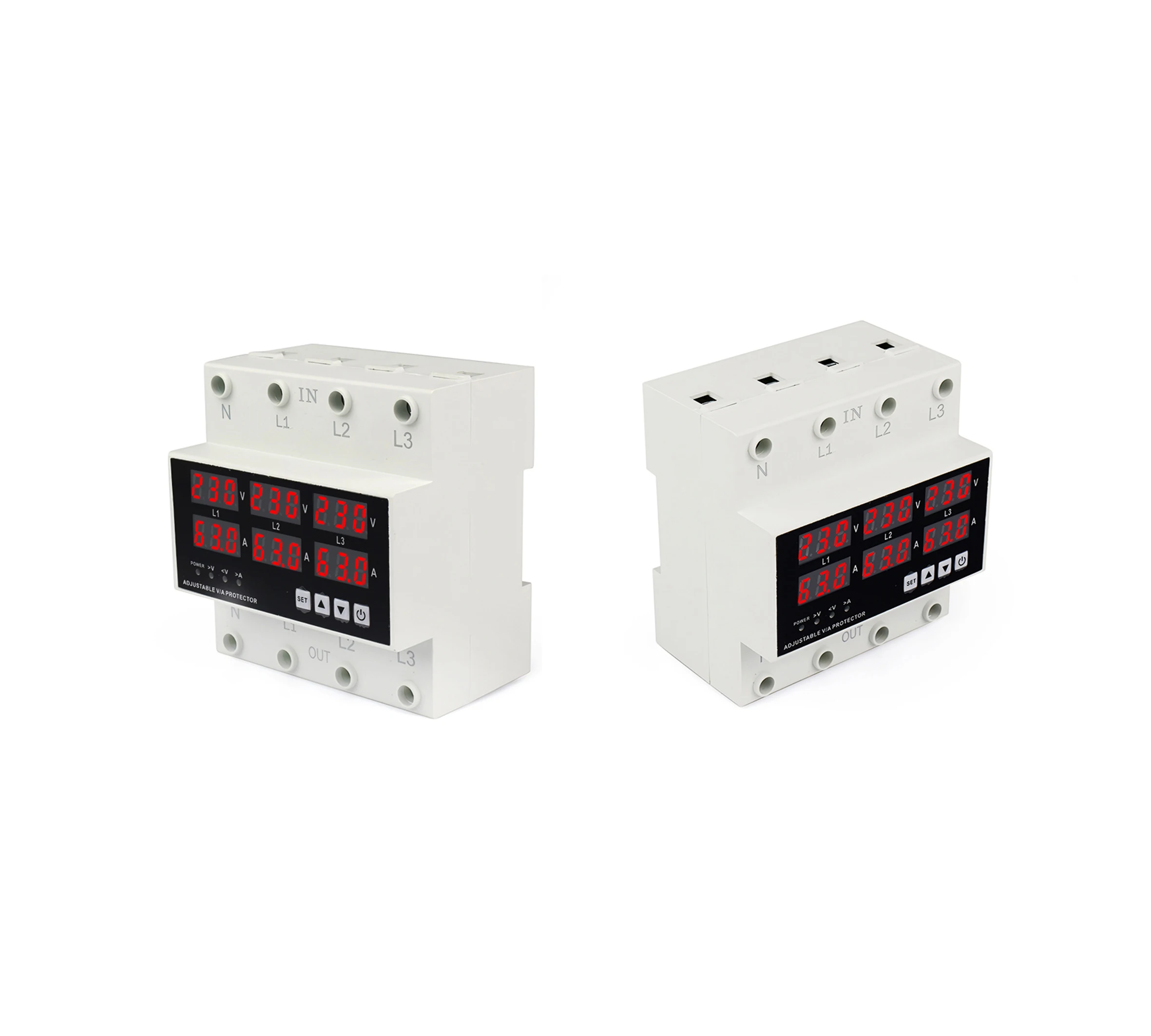 Adjustable 63A 100A Delay Limiter Self-Compound AC Stabilizer Over ...