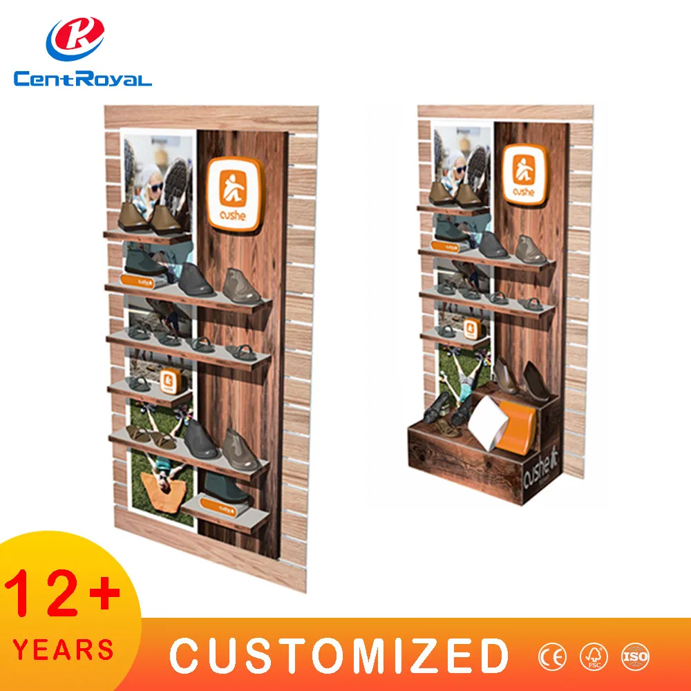 Custom Design Double Sided Metal Wire Slipper Display Rack Shoe Store ...