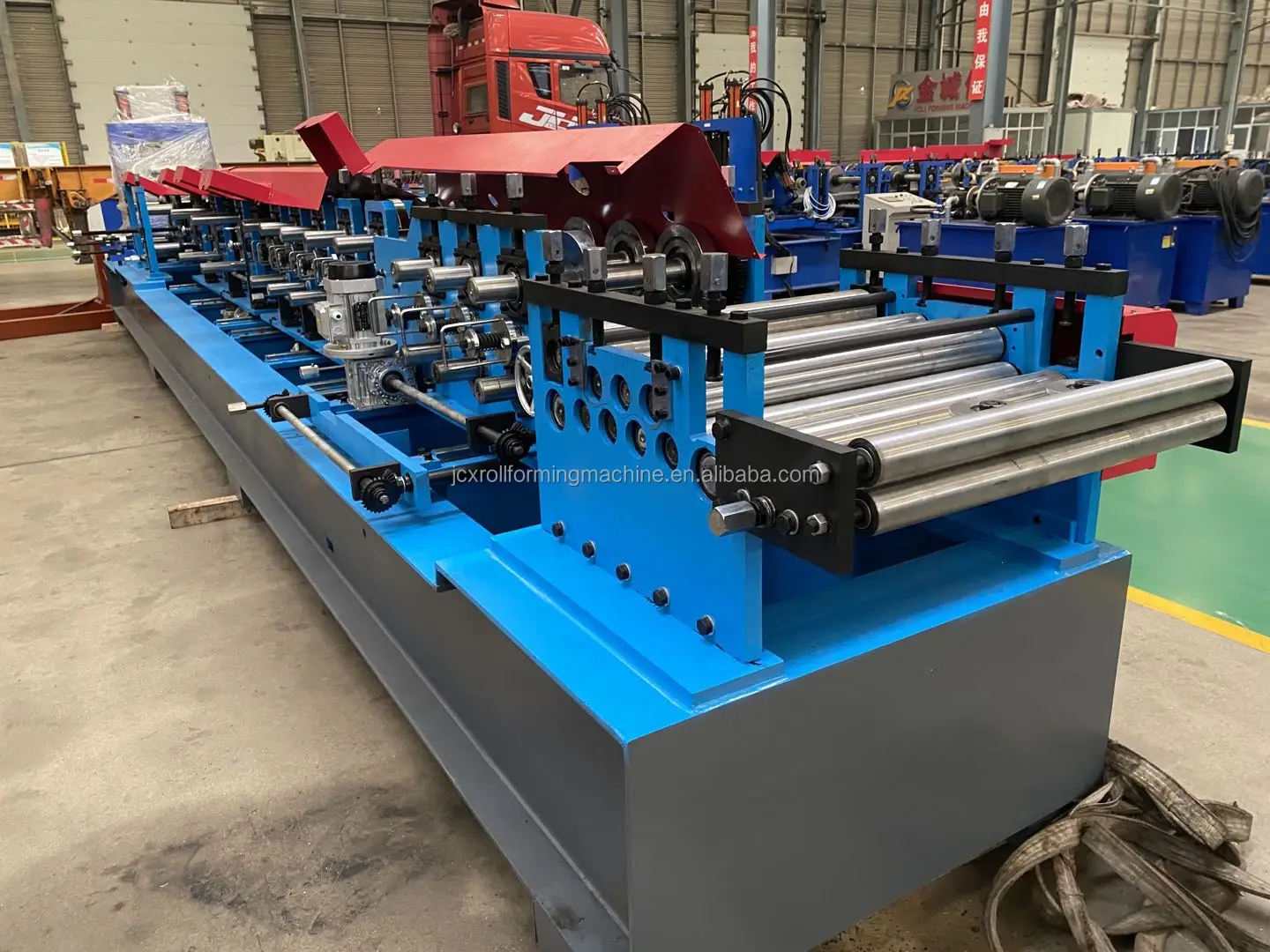 CZ Purlin Roll Forming Machine Automatic Quickly Change Steel Frame ...