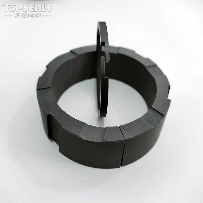 Custom Wear Resistance Plastic Carbon Filled PTFE Piston Guide Ring for ...