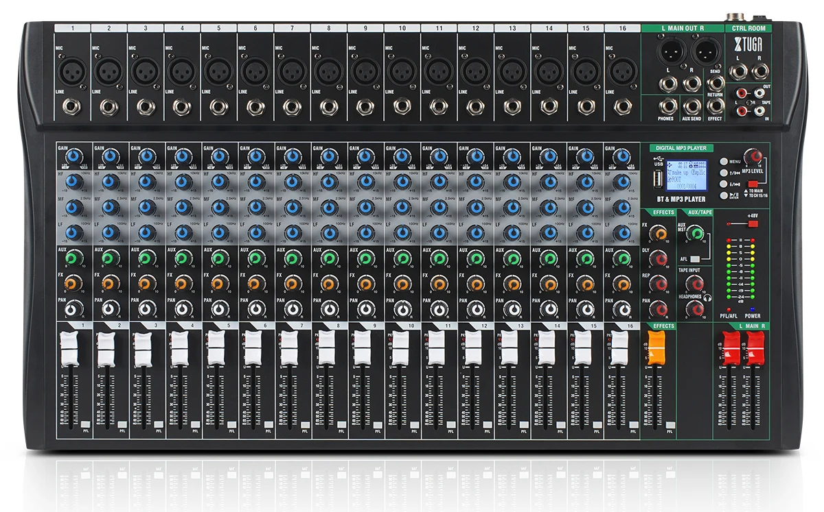 Hot Selling 16-Channel Audio Mixer Console Professional Home KTV with ...