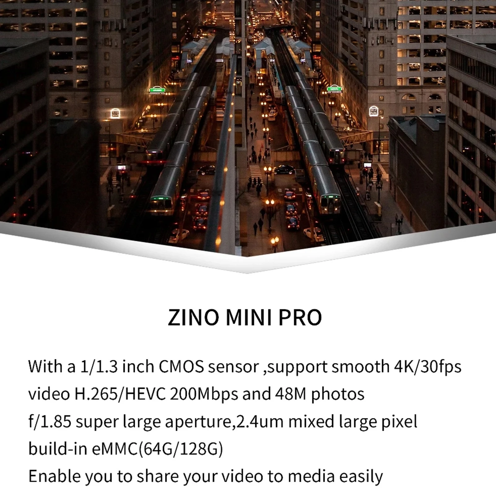 Hubsan ZINO Mini PRO Drone - 4K Camera, GPS, and Obstacle Sensing