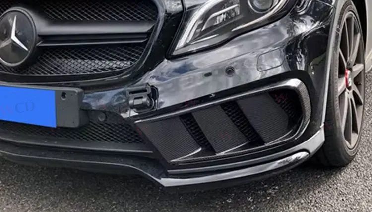 Carbon Fiber Front Bumper Vent Cover for Benz GLA Class X156 GLA 200 ...