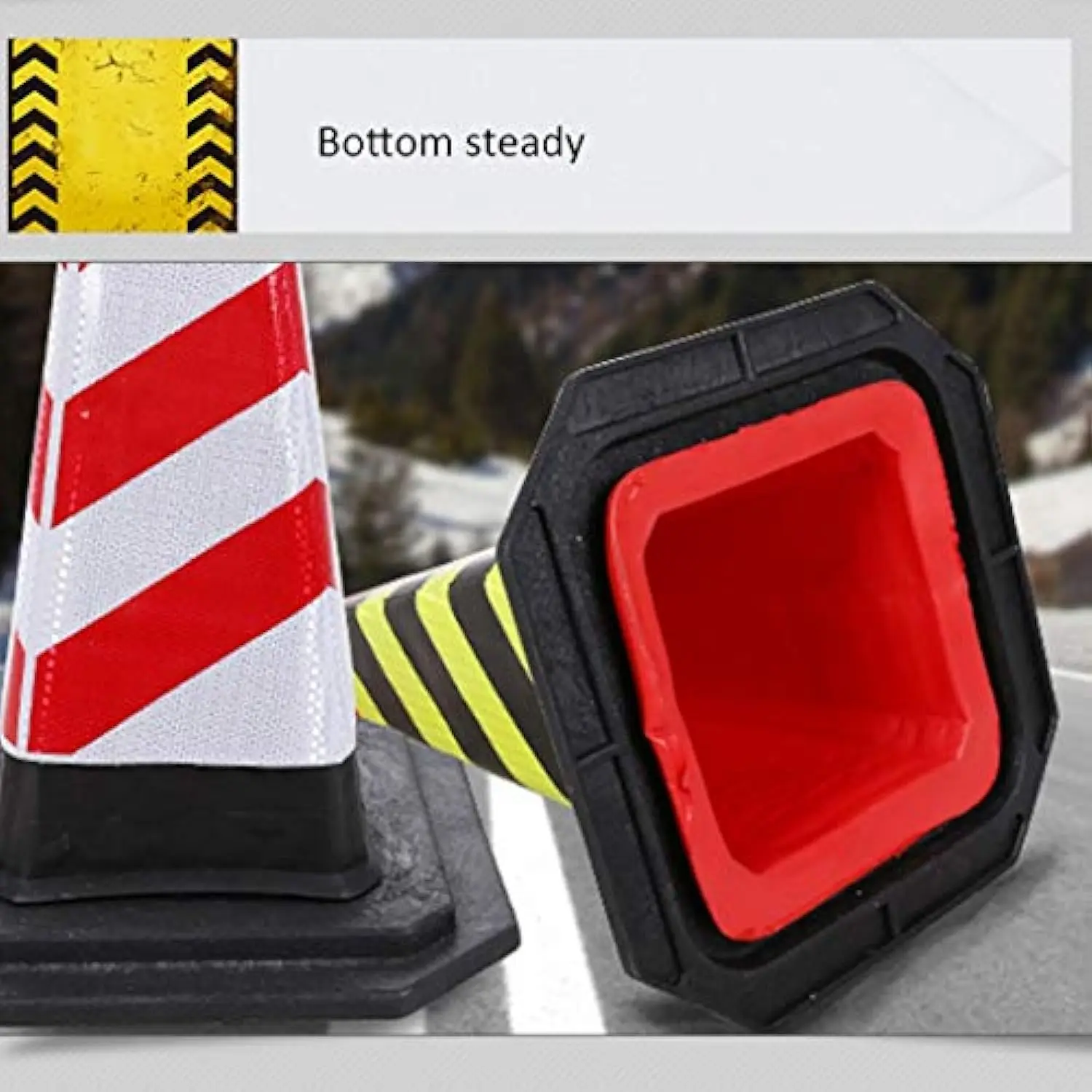 Benc Heavy-duty Eva Lift Loop Safety Barriers Parking Lot Management ...