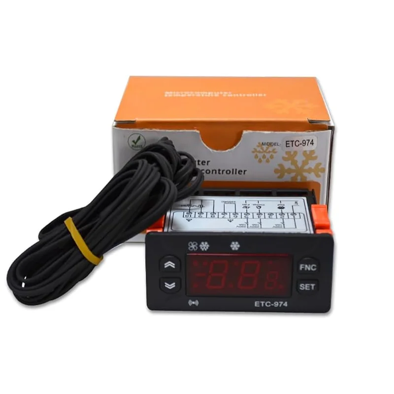 ETC-974 Temperature Controller Refrigerator Defrosting Heating Control ...