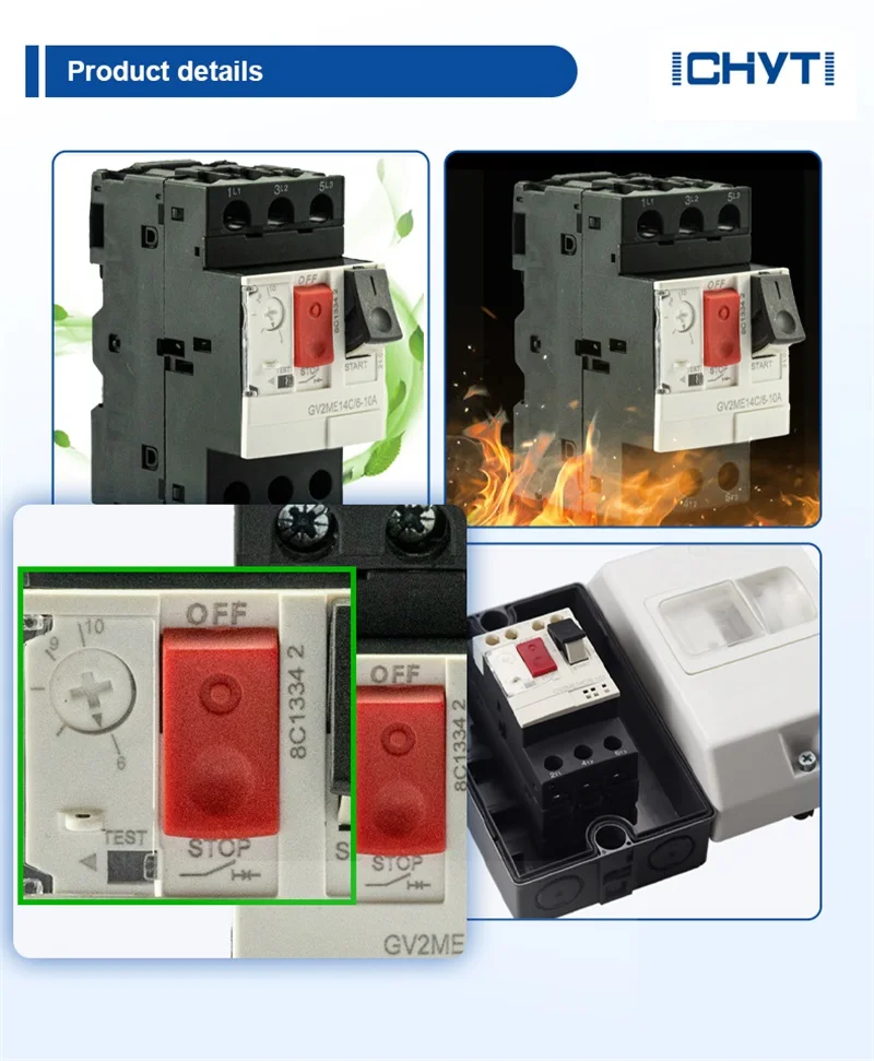 GV2 Motor Protection Circuit Breaker Price Motor Overload Protector ...