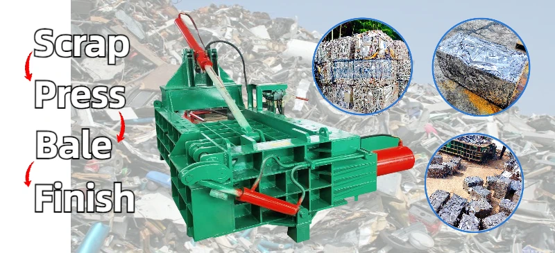 Aluminum Can Baler Compactor Hydraulic Scrap Baler/block Making Machine ...