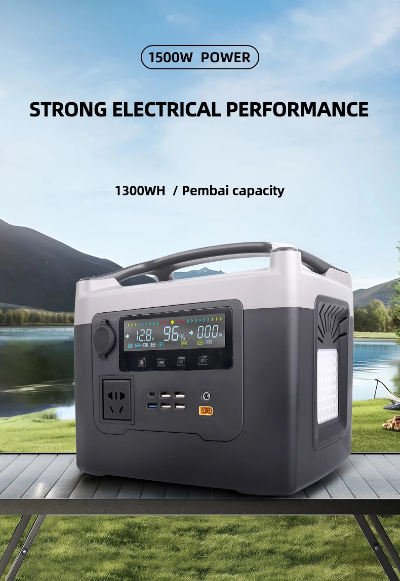 Energy-saving Power Station With Solar Panel 150w Outdoor Camping ...