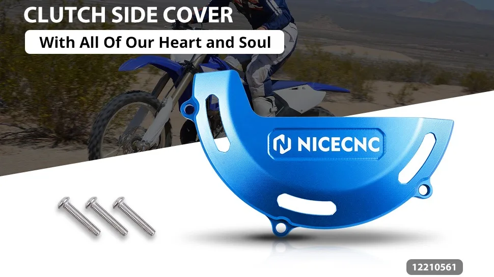 Nicecnc Aluminum Engine Clutch Side Cover Guard For Yamaha Yz250 2008 ...